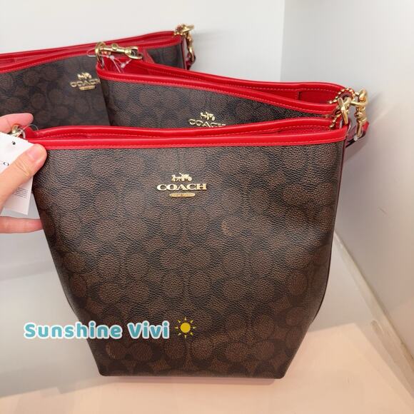 Coach | Bags | Nwt Coach City Bucket Bag In Signature Canvas Ct80 ...